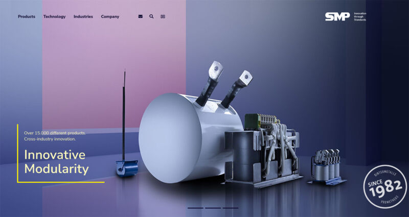 SMP’s new website: Engineering expertise, vertical range of manufacture ...