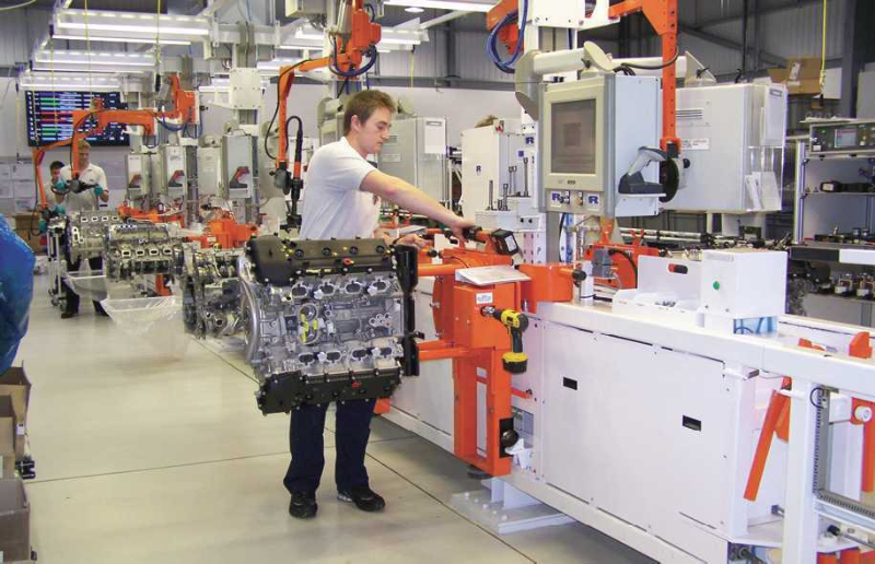 Vertical conveyor keeps engine production line running smoothly ...