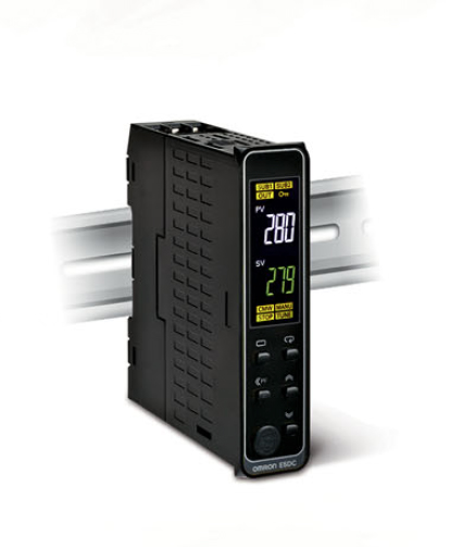 New Omron single-Loop DIN-rail mountable temperature controller ...