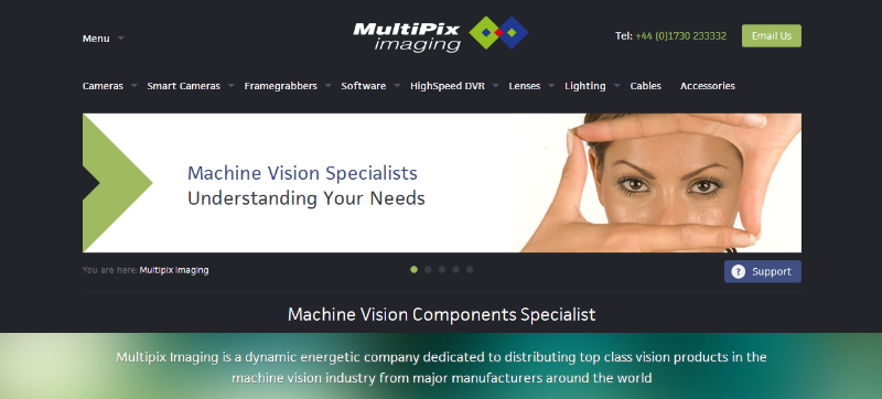 Multipix Imaging - Machine Vision Specialists, launch their new website ...