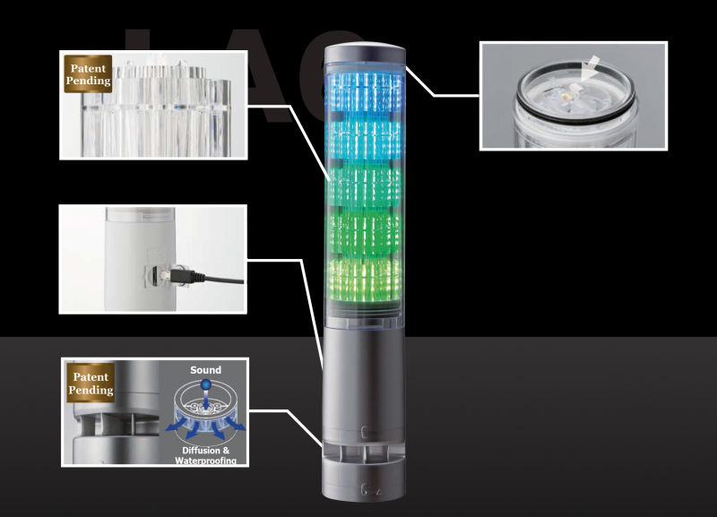 A new generation of signal towers: PATLITE introduces the LA6 with over ...