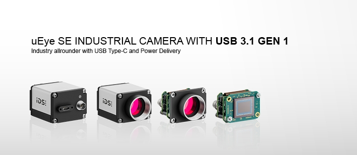 Versatile all-round industrial camera with GigE or USB 3.1 Type-C ...