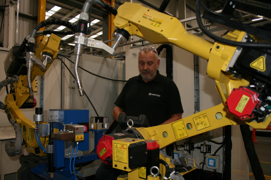 SERTEC INVESTS IN NEW £500,000 ROBOT WELDING CELL - Automation Magazine