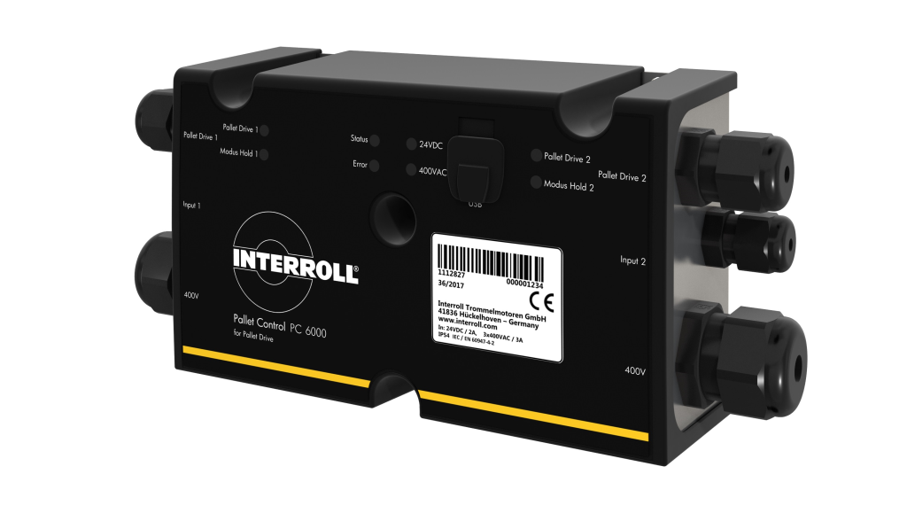 Interroll Pallet Control PC 6000 enables zero-pressure pallet ...