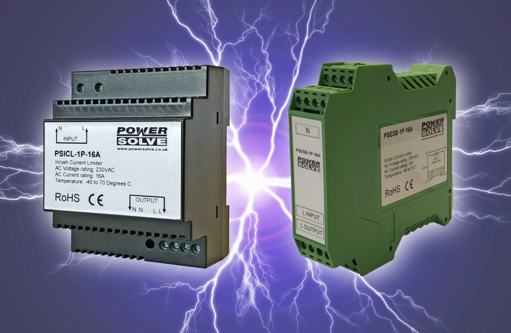 New DIN Rail AC inrush current limiter for capacitive & inductive loads ...